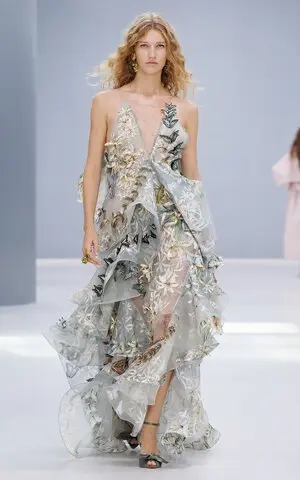 Zimmermann Becoming Flounce Maxi Cotton Dress