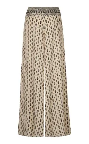 Johanna Ortiz Musical Silk Wide-leg Pants - Multi