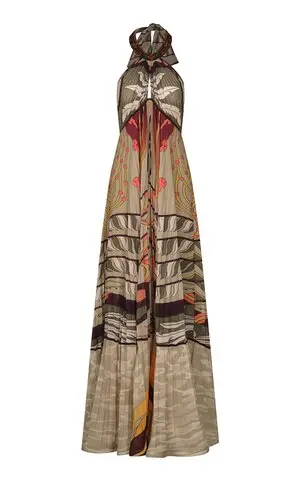 Johanna Ortiz Domingo Adino Twill Maxi Dress