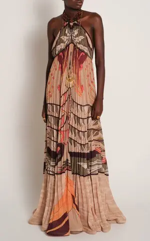 Johanna Ortiz Domingo Adino Twill Maxi Dress