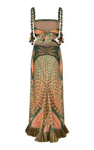 Johanna Ortiz Cartagening Linen Midi Dress