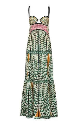 Johanna Ortiz Enlightened Sailor Linen Maxi Dress
