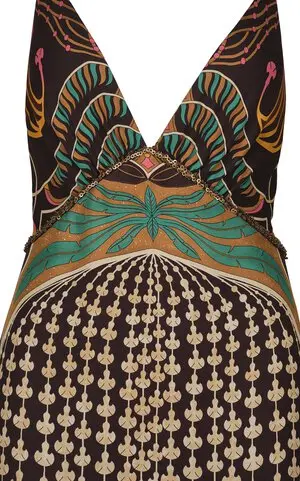 Johanna Ortiz Salento Soul Silk Maxi Dress