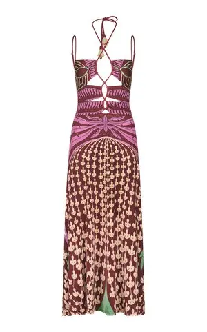 Johanna Ortiz Rio Andaluz Jersey Midi Dress