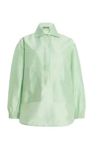 Chan Luu Techno Taffeta Rainier Jacket - Green