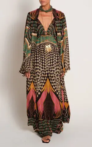 Johanna Ortiz Garden Relics Silk Kimono Jacket