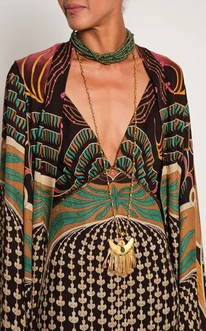Johanna Ortiz Garden Relics Silk Kimono Jacket
