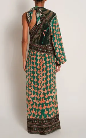 Johanna Ortiz Destino Libre Silk Maxi Dress