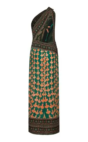 Johanna Ortiz Destino Libre Silk Maxi Dress