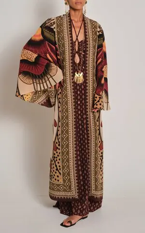 Johanna Ortiz Garden Relics Twill Kimono Jacket