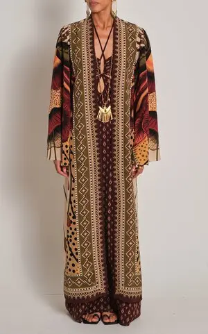 Johanna Ortiz Garden Relics Twill Kimono Jacket