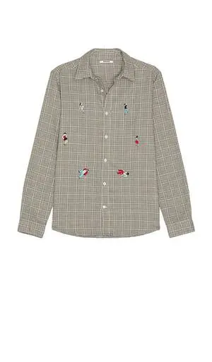 EDMMOND STUDIOS Groove Room Shirt In Grey