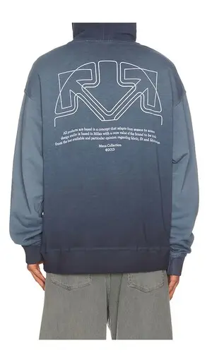 Off-White Offline Half Arrow Skate Hoodie In Blue
