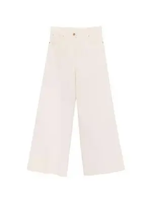 Aspesi Wide-leg Trousers - Neutrals
