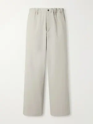 GOLDWIN Straight-leg Solotex® Gabardine Trousers - Neutrals