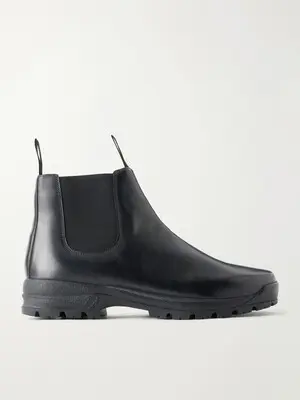 Grenson Sneaker 94 Vegetable-tanned Leather Chelsea Boots - Black