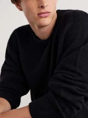A.PRESSE Brushed Cashmere Sweater