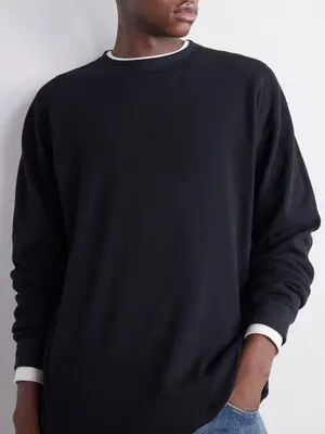 ORSLOW Waffle-knit Cotton T-shirt