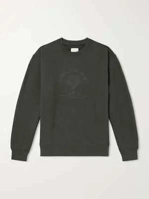 Aimé Leon Dore Atlas Logo-printed Cotton-jersey Sweater
