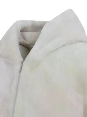 YVES SALOMON Hooded Shearling Coat