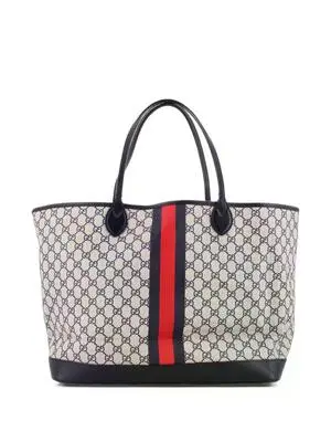 Gucci Ophidia Open Shopping Gg Coated Canvas Large Tote Bag