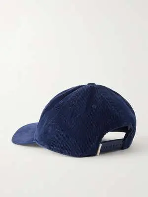 Aimé Leon Dore Unisphere Embroidered Cotton-blend Corduroy Baseball Cap