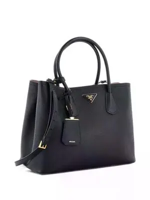 Prada Cuir Double Saffiano Leather Medium Tote Bag