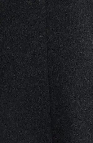 Vince Long Double Breasted Wool & Cashmere Blend Maxi Coat - Charcoal
