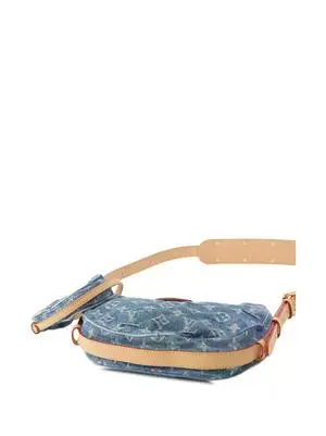 LOUIS VUITTON 2021-2026 Monogram Denim Croissant Mm Shoulder Bag