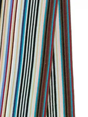 Paul Smith Wool Iver-stripe Scarf - Neutrals