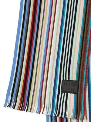 Paul Smith Wool Iver-stripe Scarf