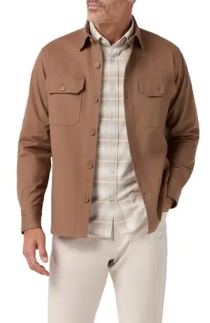 Mizzen+main Warren Overshirt - Mocha
