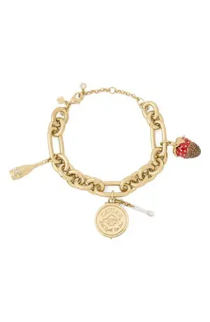 Kate Spade New York Caviar & Crimson Charm Bracelet - Multi