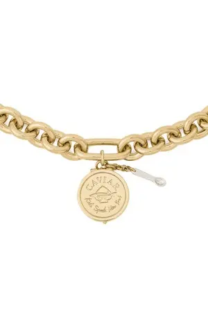 Kate Spade New York Caviar & Crimson Charm Bracelet
