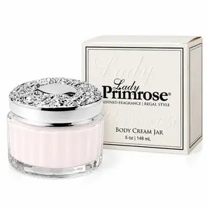 LADY PRIMROSE Royal Extract Body Cream Jar - Silver
