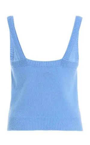 Oscar De La Renta V-neck Cashmere Tank Top
