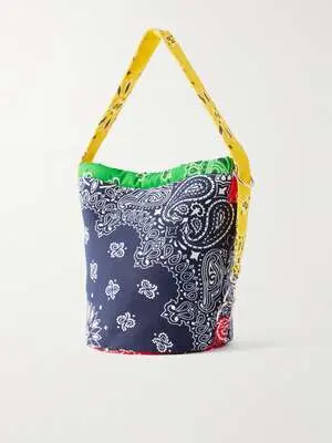 CALL IT BY YOUR NAME Sac Seau Printed Cotton-canvas Bucket Bag