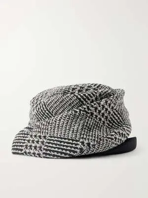 Junya Watanabe Checked Gabardine-trimmed Wool-blend Tweed Bucket Hat - Multi