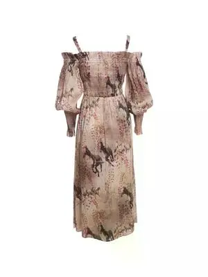 ALLSAINTS Lary Dionne Floral-print Midi Dress