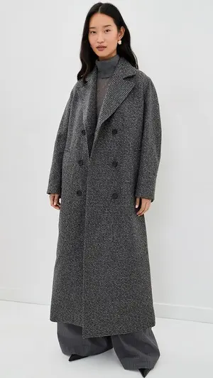 HOUSE OF DAGMAR Long Wool Coat