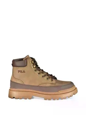 FILA Lace-up Lug-sole Boots - Neutrals