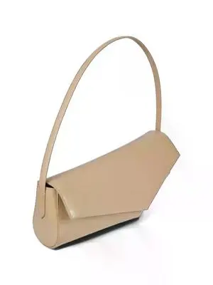 JIL SANDER Geometric-flap Leather Shoulder Bag
