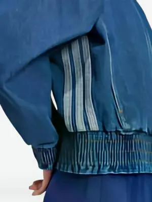 Adidas Stadium Washed Denim Loose-fit Jacket