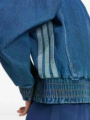 Adidas Stadium Washed Denim Loose-fit Jacket