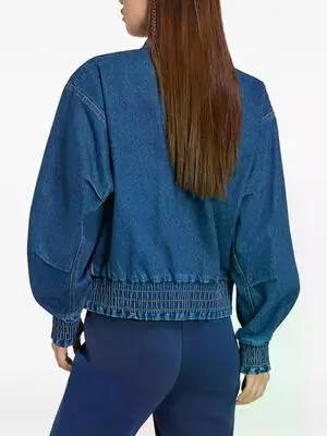 Adidas Stadium Washed Denim Loose-fit Jacket - Blue
