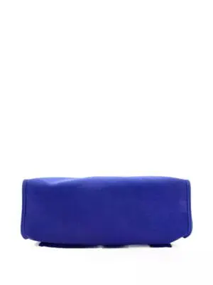 Hermès Herbag Zip Leather And Toile 31 Shoulder Bag - Blue