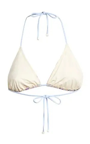 Etro Paisley-printed String Bikini Top