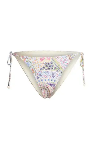 Etro Paisley-printed String Bikini Bottom - Multi