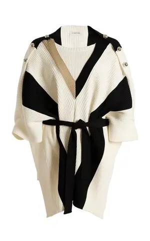 LANVIN Belted Poncho