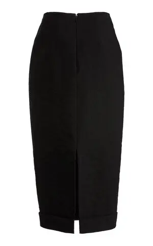 LANVIN Pencil Cotton-blend Midi Skirt